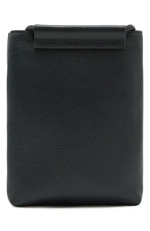 REISS Solene Leather Phone Crossbody Bag