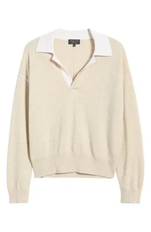 Rag & Bone Nyla Cashmere Polo Sweater