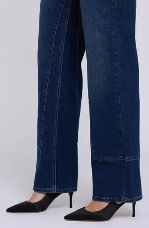 NYDJ Brooke High Waist Straight Leg Jeans