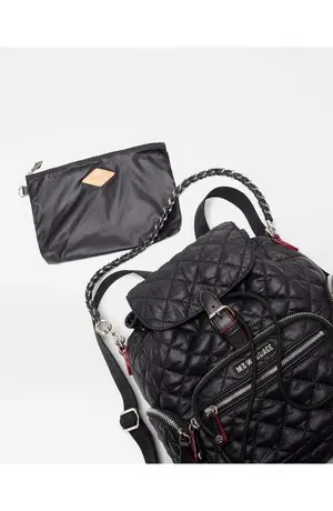 Mz Wallace Mini Crosby Backpack - Black