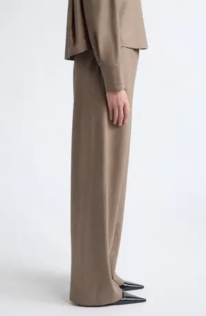 Maria Mcmanus Bias Cut Stretch Wool Trousers