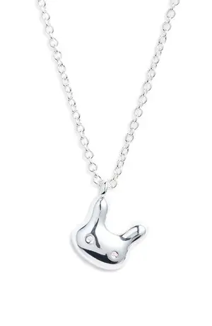 Sandy Liang Terminator Rabbit Pendant Necklace