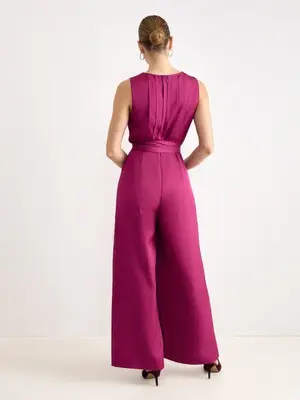 PHASE EIGHT Janine Pleat Detail Jumpsuit