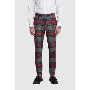 TWISTED TAILOR Cardosi Slim Fit Tuxedo Trousers