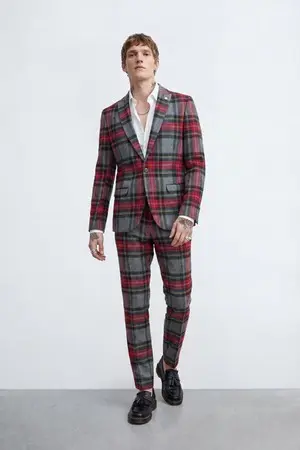 TWISTED TAILOR Cardosi Slim Fit Tuxedo Trousers