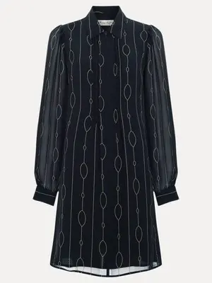PHASE EIGHT Candice Long Sheer-sleeve Dress