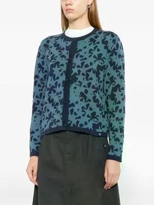 AGNES B. All-over Star Cardigan