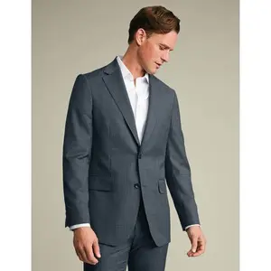 CHARLES TYRWHITT Slim Fit Italian Luxury Suit Jacket - Graphite Grey