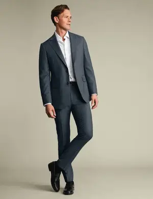 CHARLES TYRWHITT Slim Fit Italian Luxury Suit Pants