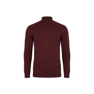 RON TOMSON Roll Neck Knit Sweater Burgundy