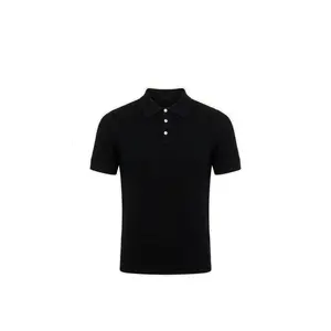 RON TOMSON Short Sleeve Textured Polo Shirt