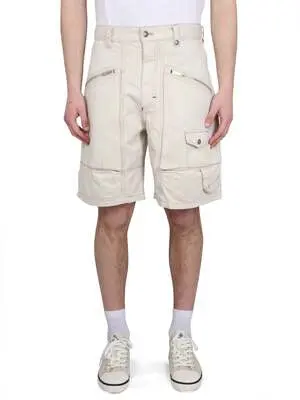 Isabel Marant Étoile Marant Peio Denim Bermuda Shorts - Multicolor