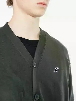 AGNES B. Dino-embroidered Cardigan