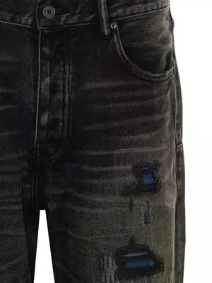 PURPLE BRAND Distressed Relaxed-fit Jeans