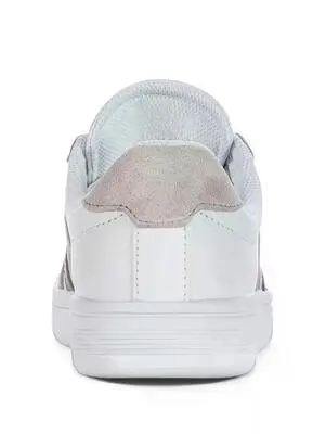 K-Swiss Court Tiebreak Striped Leather Sneakers