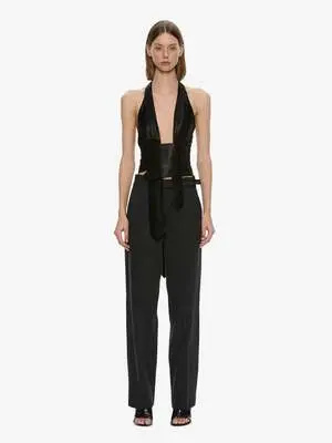 Christopher Esber Reyer Satin Tie Top