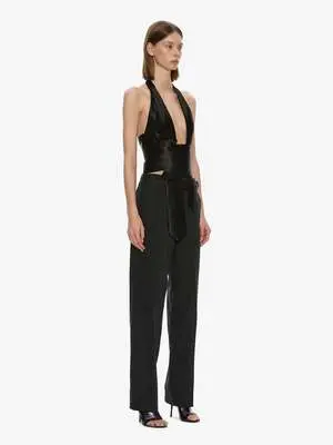 Christopher Esber Reyer Satin Tie Top