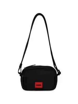 Hugo Logo-patch Messenger Bag - Black