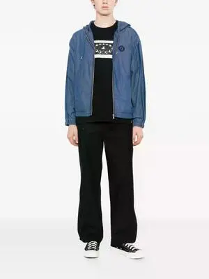 AGNES B. Chambray Hooded Jacket