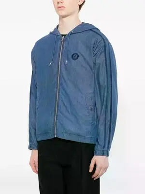AGNES B. Chambray Hooded Jacket