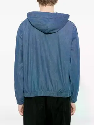 AGNES B. Chambray Hooded Jacket