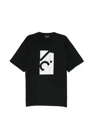 AGNES B. Bertrand Loube Graphic T-shirt - Black