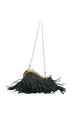 Simkhai Wave Clutch - Black