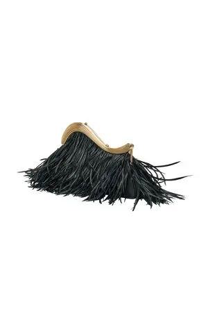 Simkhai Wave Clutch - Black