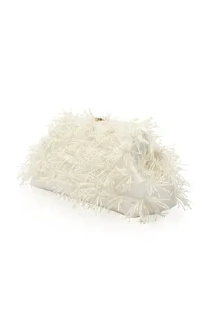 Simkhai Pia Clutch - Ivory