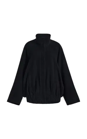 AUTER Batwing Wool-cashmere Bomber Jacket - Black