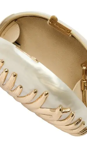 Simkhai Palma Clutch - Ivory