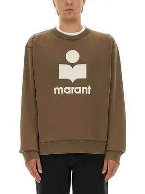Isabel Marant Étoile Marant Mikoy Sweatshirt With Logo - Brown