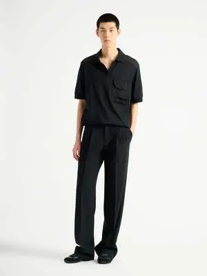 Balmain Vintage Utility Polo - Black