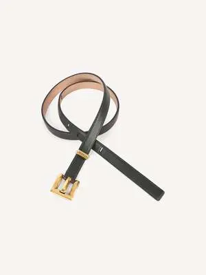 Balmain Anthem Smooth Leather Belt