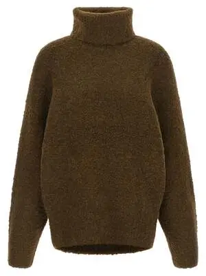 TOTÊME Toteme Women Bouclé Turtleneck Sweater