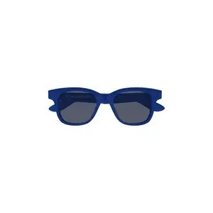 Alexander McQueen Round Sunglasses - Blue