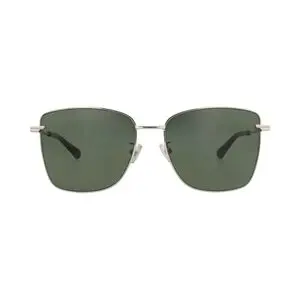 Bottega Veneta Square-frame Metal Sunglasses /green