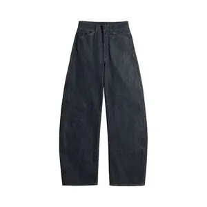 LEMAIRE High Waisted Curved Pants 'slate