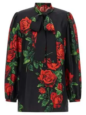 Dolce & Gabbana Rose' Shirt - Black