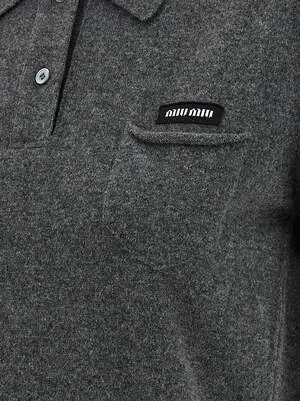 Miu Miu Cashmere Polo Shirt