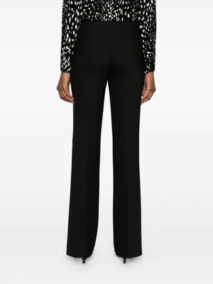 VIA MASINI 80 Wool Flared Leg Trousers