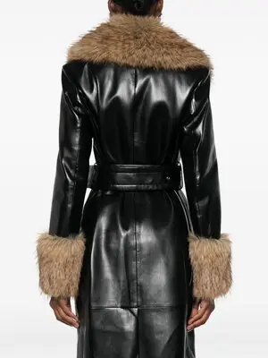 STAND STUDIO Estella Faux Leather Coat