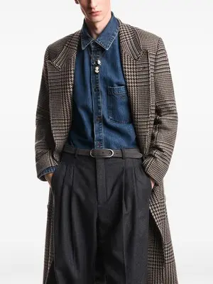 Emporio Armani Wool Double-breasted Coat