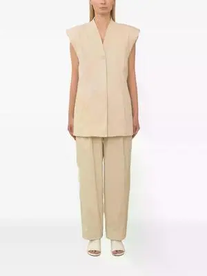 LAUREN MANOOGIAN Elasticated-waist Trousers - Neutrals