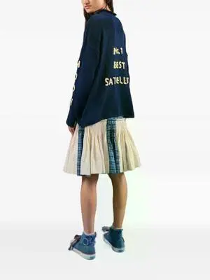 STORY MFG. Check Pleated Mini Skirt
