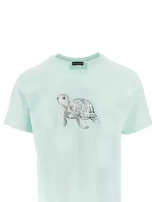Emporio Armani Turtle-print T-shirt