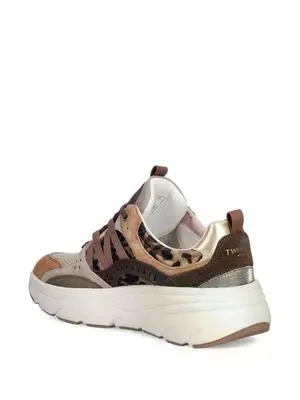 TWINSET Leather Running Trainers