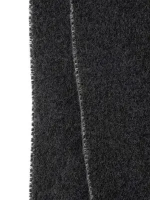 Karl Lagerfeld Logo-intarsia Fringed Scarf