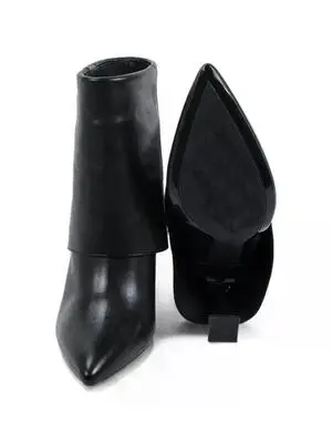 Karl Lagerfeld Foldover-panel Pointed-toe Boots
