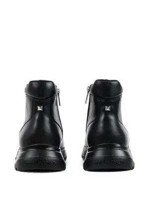 Karl Lagerfeld Lace-up Leather Boots